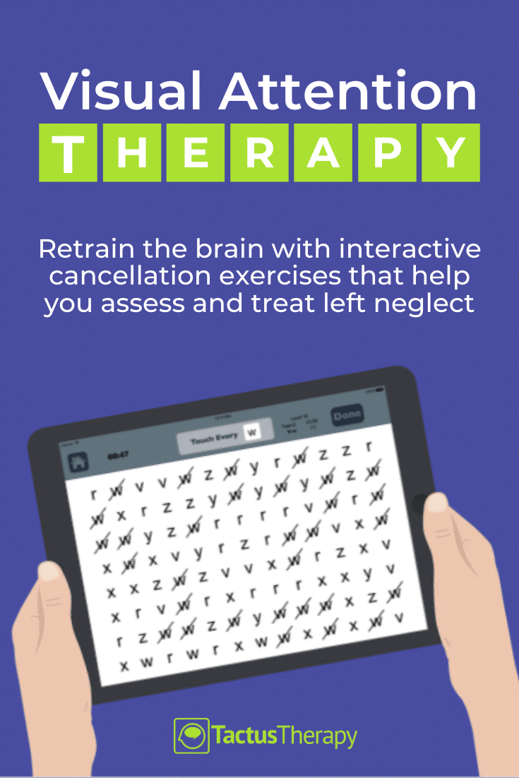 Visual Attention Therapy App for Left Neglect on iOS & Android - Cognition