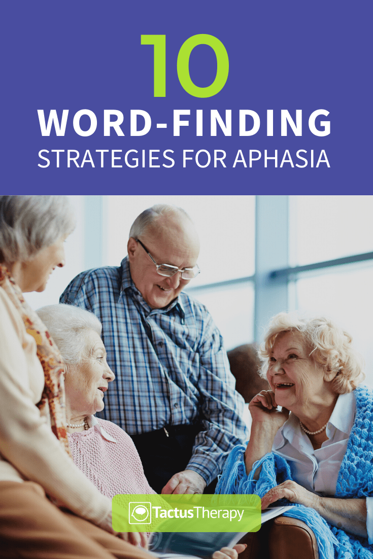 Word-Finding Strategies for Aphasia - A How-To Guide & Top 10 List