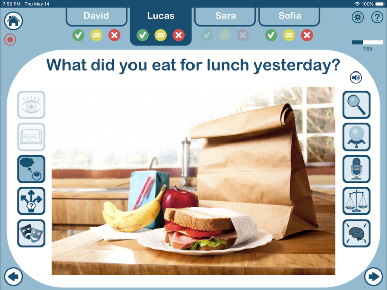 Conversation Therapy App for Speech, Language & Cognition iOS Android