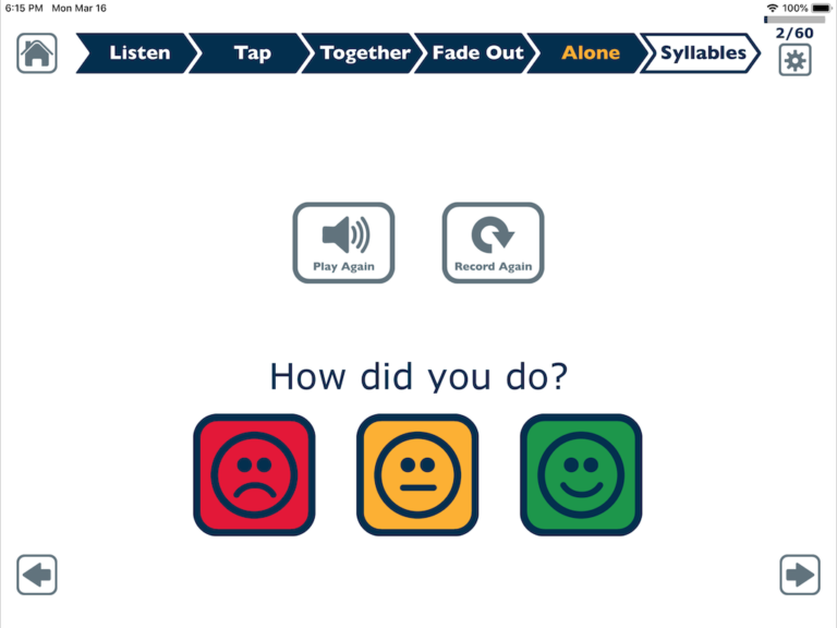 Apraxia Therapy App with VAST Video for Speech after Stroke iOS Android