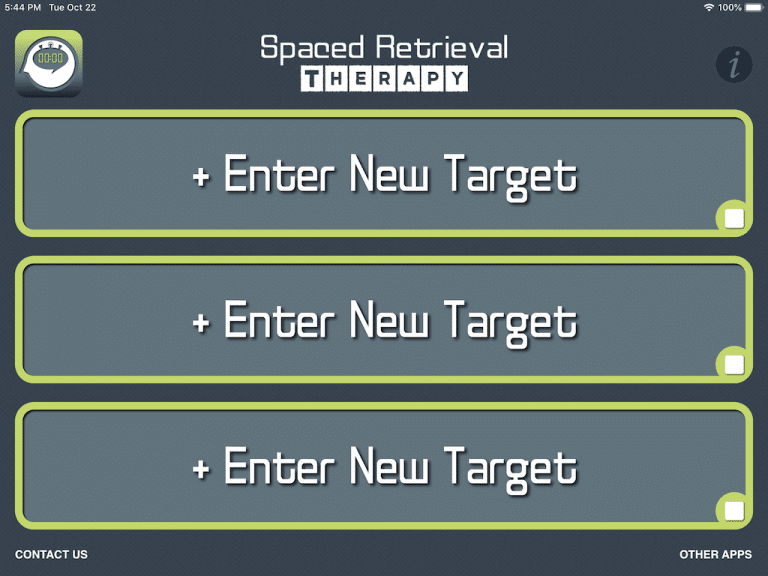 Spaced Retrieval Therapy App for Memory & Dementia on iOS & Android