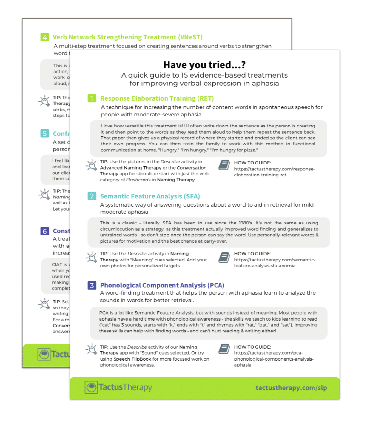 Tactus Therapy: Speech Therapy Apps for Adults with Aphasia after Stroke