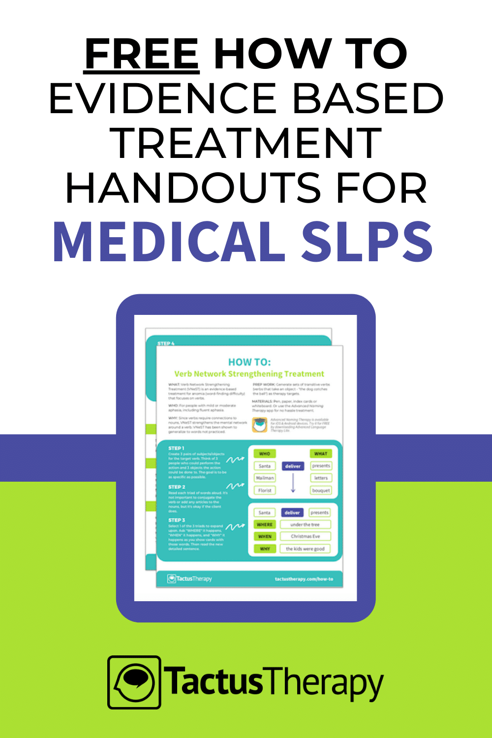 How To - Evidence-Based Therapy Guides - Tactus Therapy