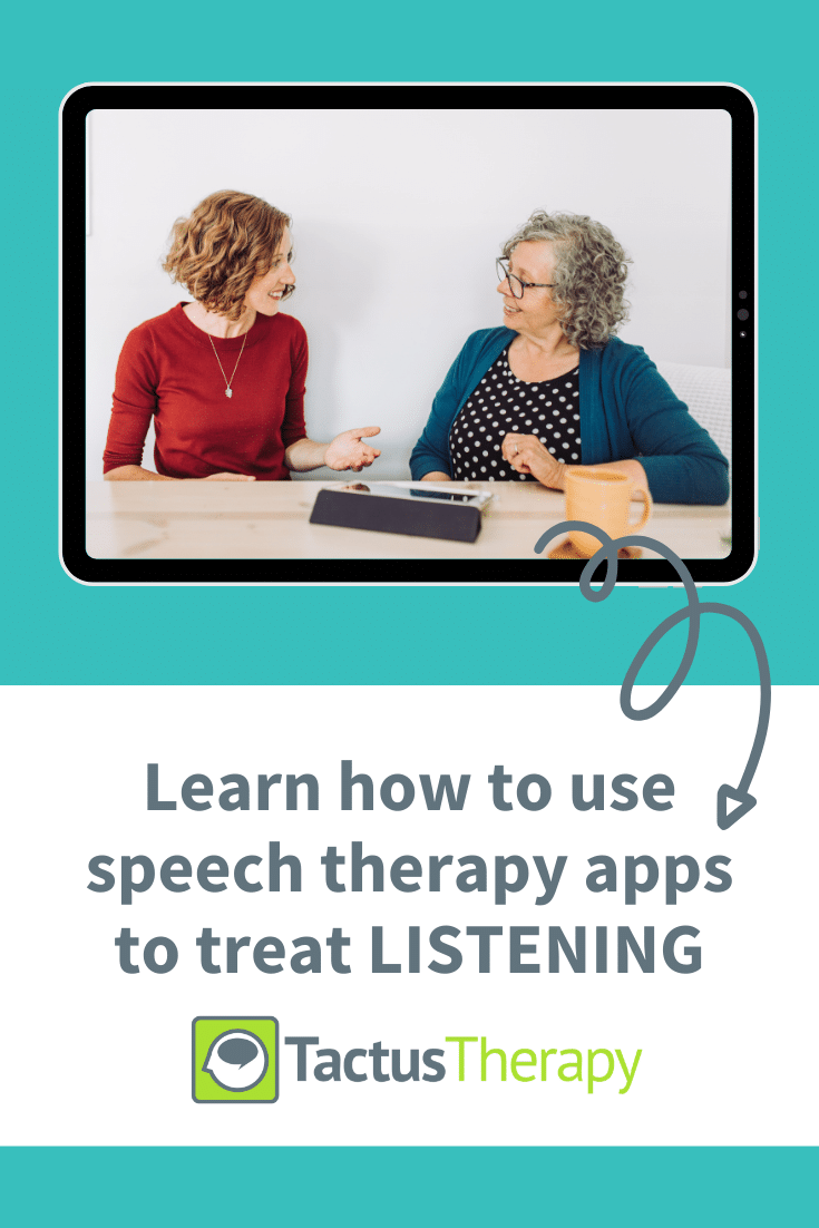 Speech Therapy Apps for Listening & Auditory Comprehension after Stroke