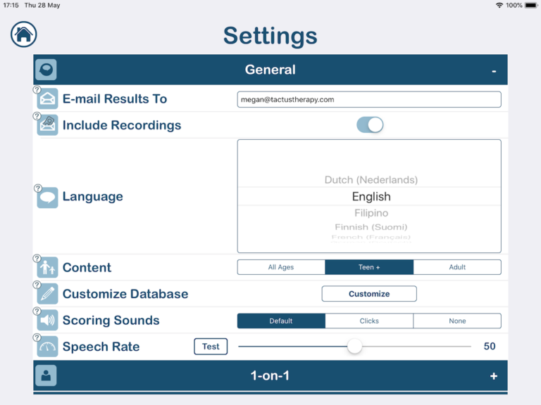 Conversation Therapy App for Speech, Language & Cognition iOS Android