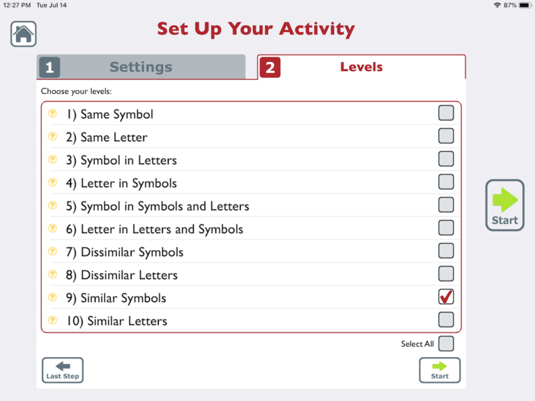 Visual Attention Therapy App for Left Neglect on iOS & Android - Cognition