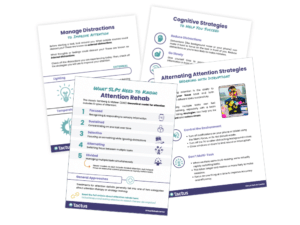 Attention Treatment in Speech Therapy: Cognitive Rehab