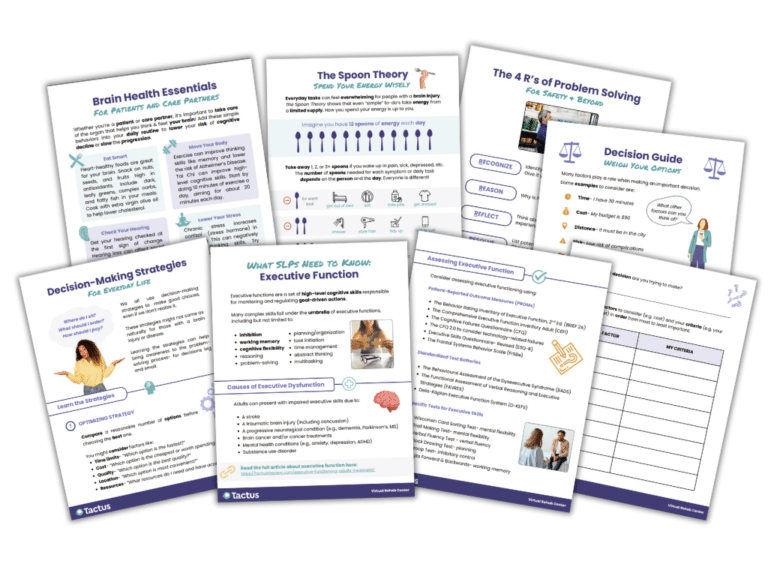 Executive Functioning Treatment in Speech Therapy